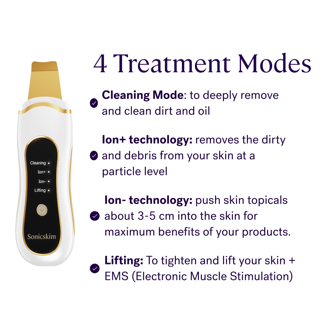 Sonicskim | Sonic Pore Extractor & Serum Infuser – Michael Todd Beauty